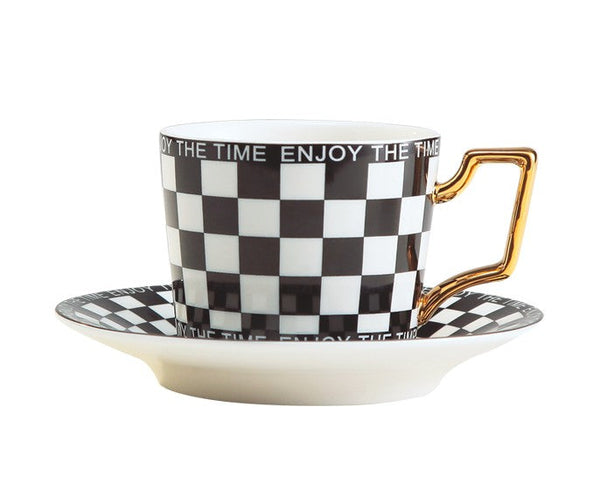 Creative Ceramic Coffee Cups for Office, Beautiful British Tea Cups, C ...