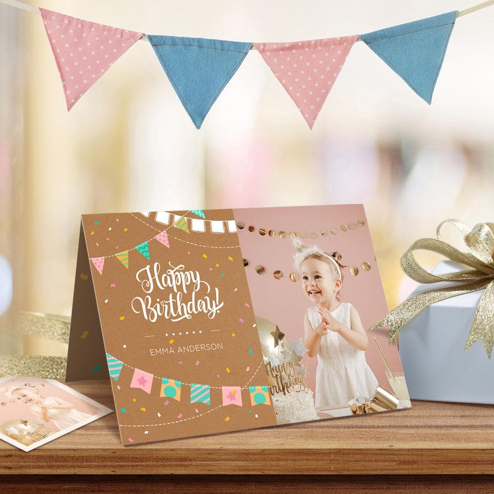 Custom Birthday Greeting Card Happy Birthday Card for Kids And Adults ...