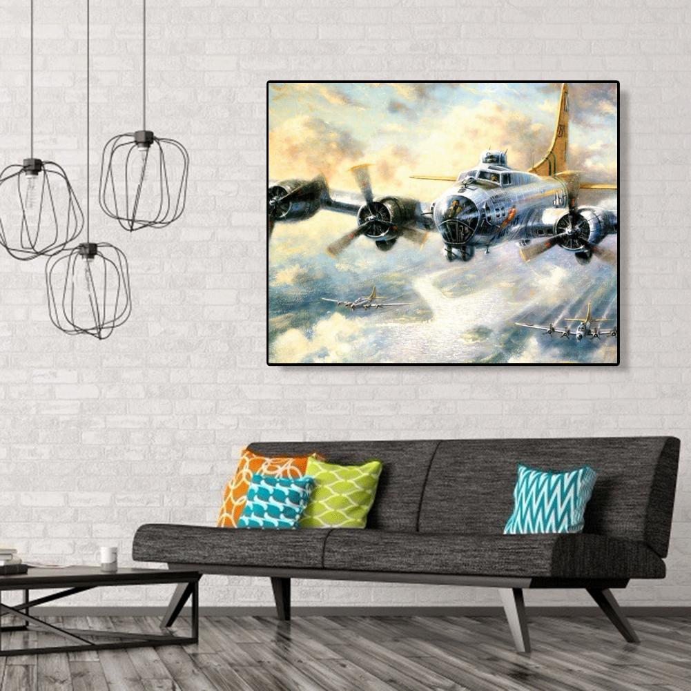 Airplane-Paint By Numbers 50*40cm - ktclubs.com